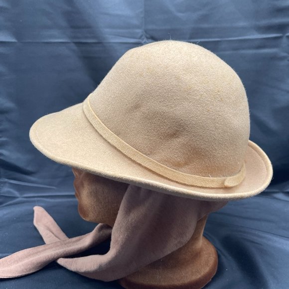 Tally Ho | Accessories | Vintage Tan Tally Ho 0 Wool Felt Bowler Hat ...